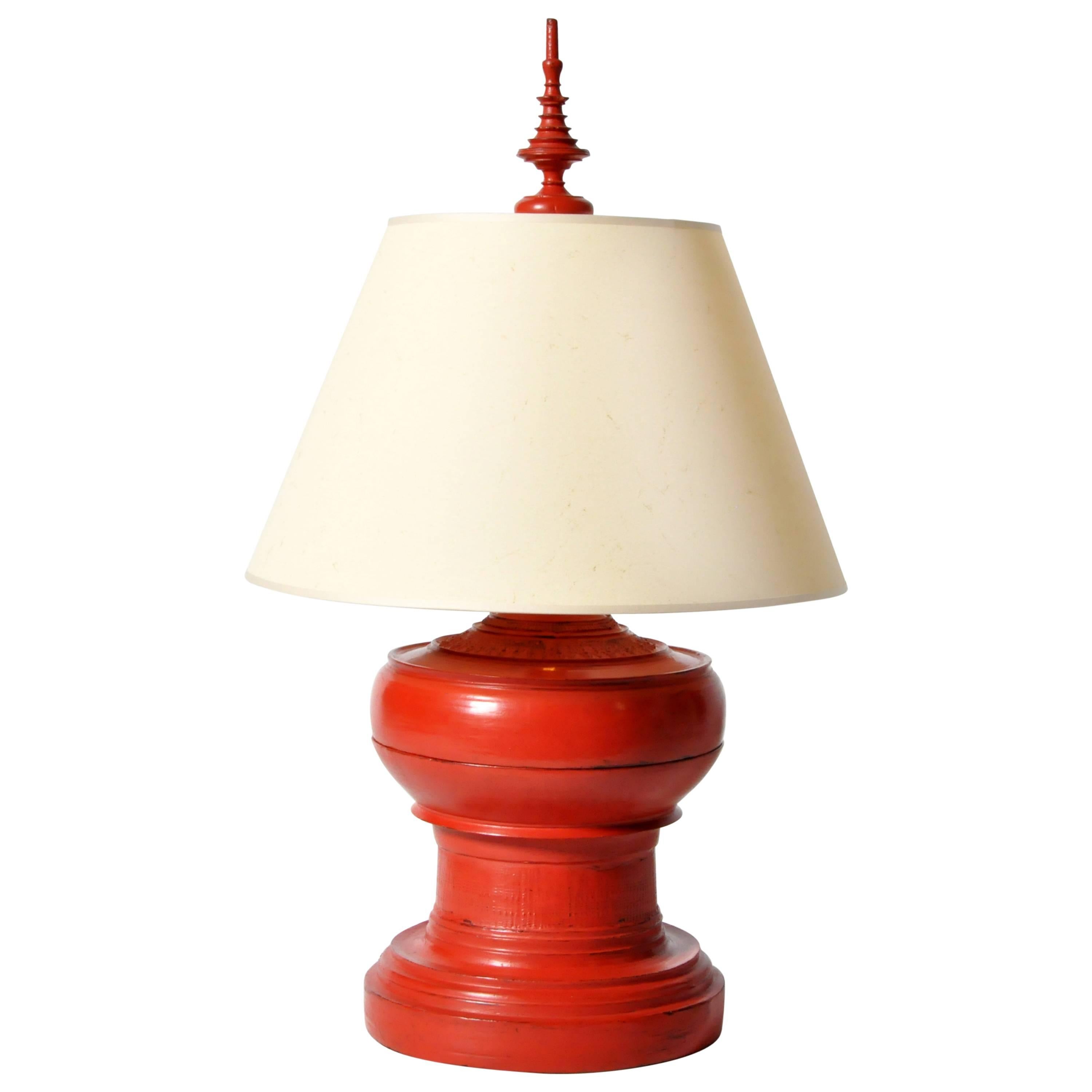 Temple Offering Urn Lamp at 1stDibs