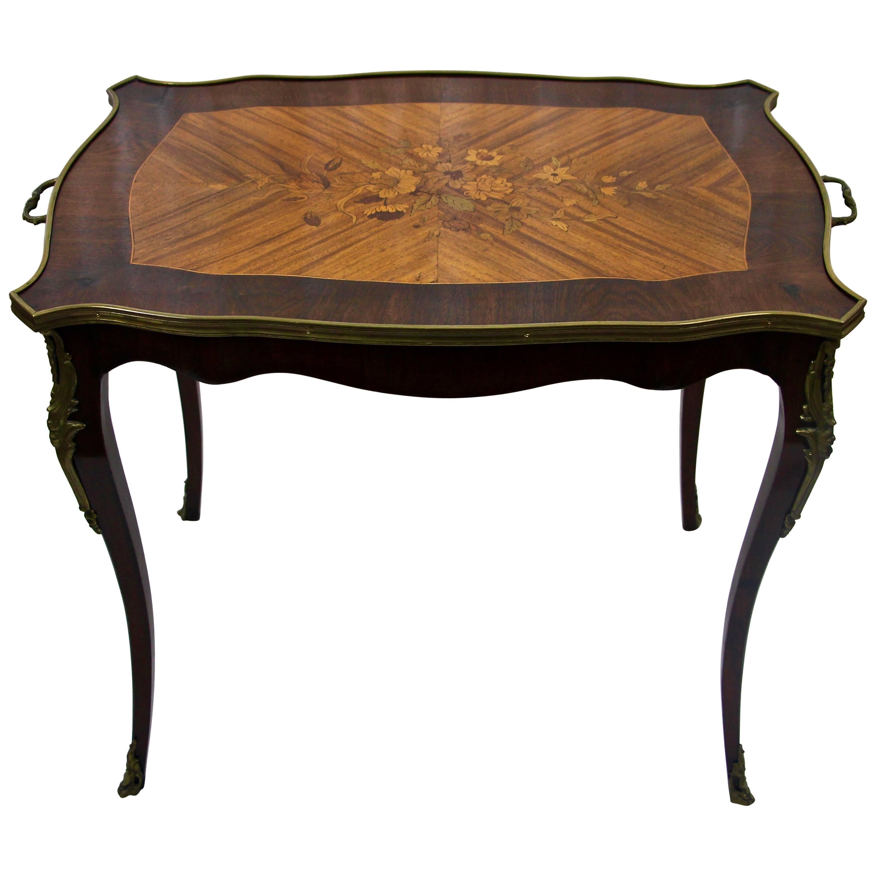 Louis XV Style Bleached Oak Table at 1stDibs