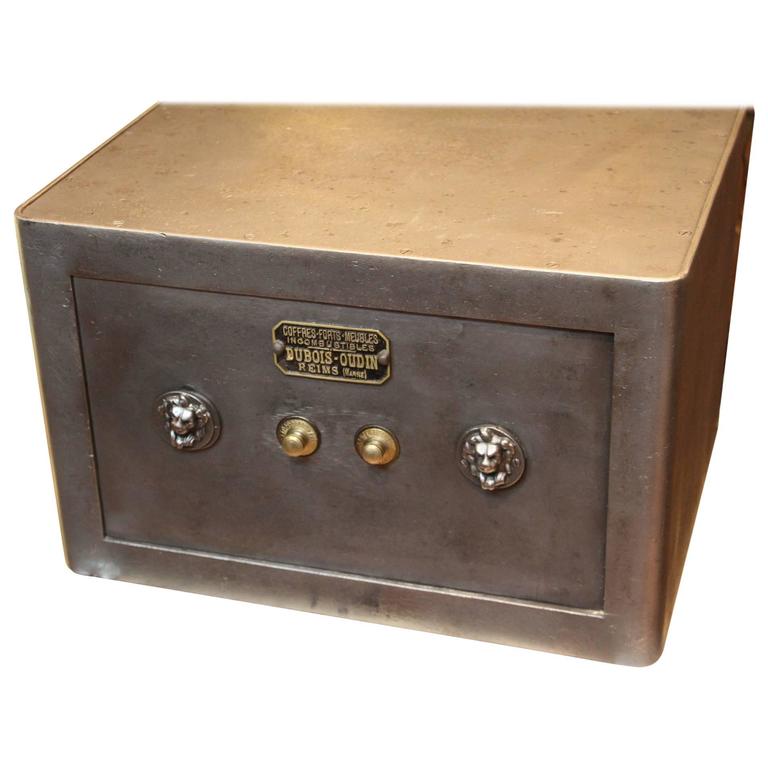 Little Black French Safe For Sale at 1stDibs
