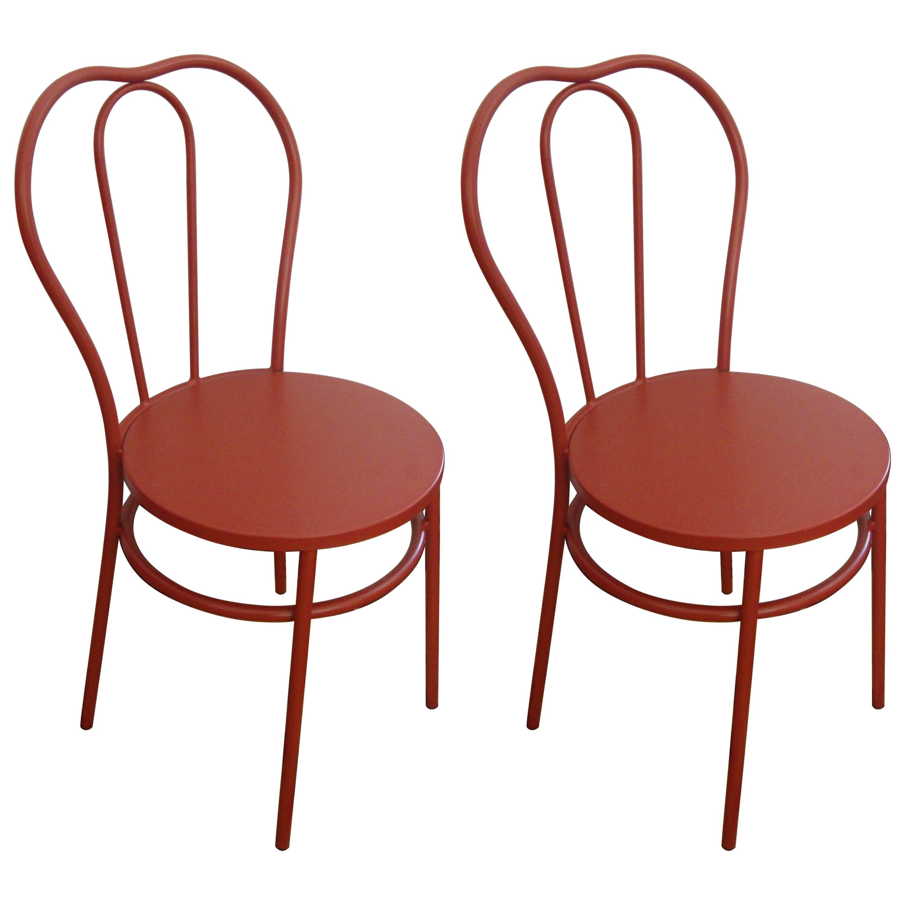 ON SALE NOW! Magnolia Homes Pair of Candy Apple Red Industrial Bistro ...