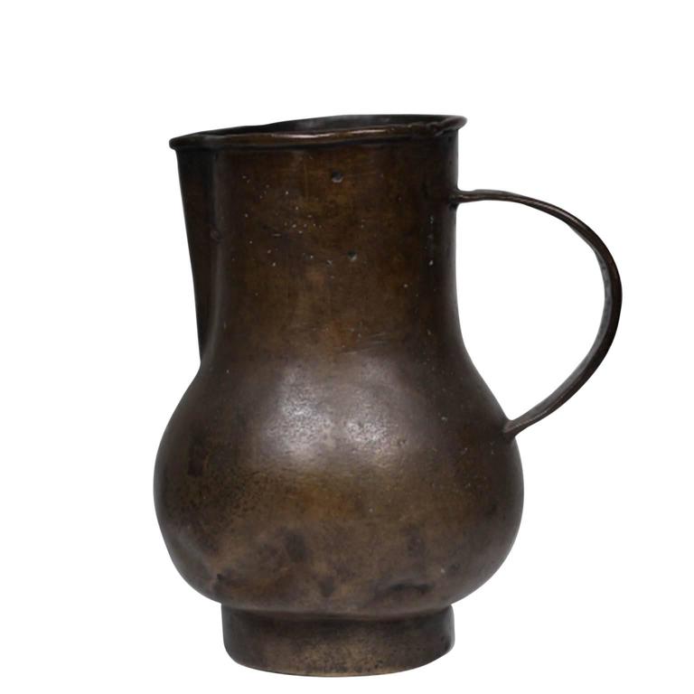 Early 20th Century Bronze Pitcher at 1stDibs