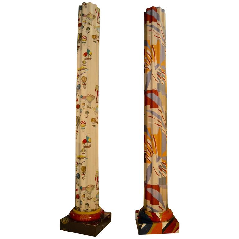1960s Large Fiber Columns By Matisse at 1stDibs