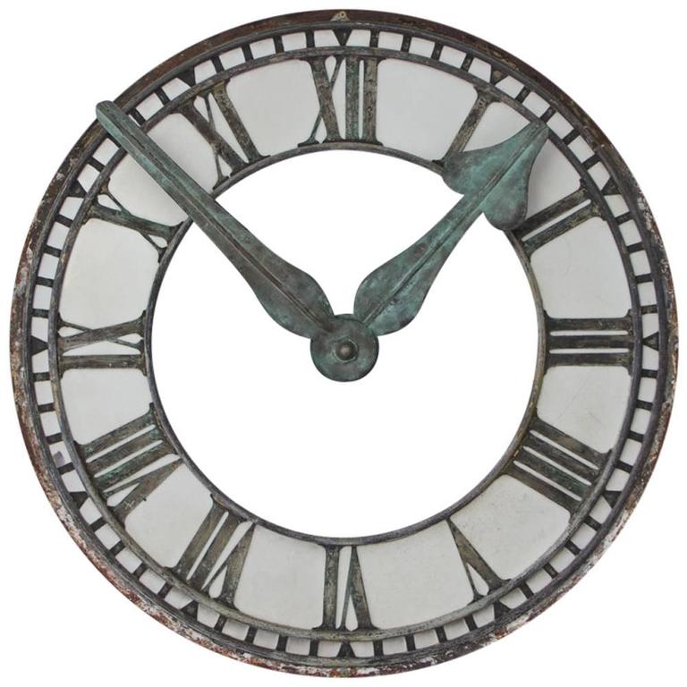 Copper Clock Face at 1stDibs