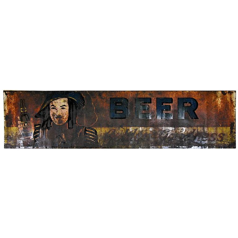 1940 Metal Regal Beer Sign at 1stDibs | regal beer new orleans