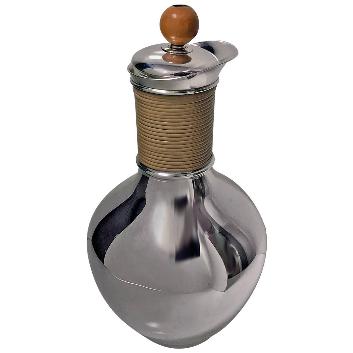 Mid Century Sterling Carafe Pitcher Edward Buchko, circa 1955 at 1stDibs