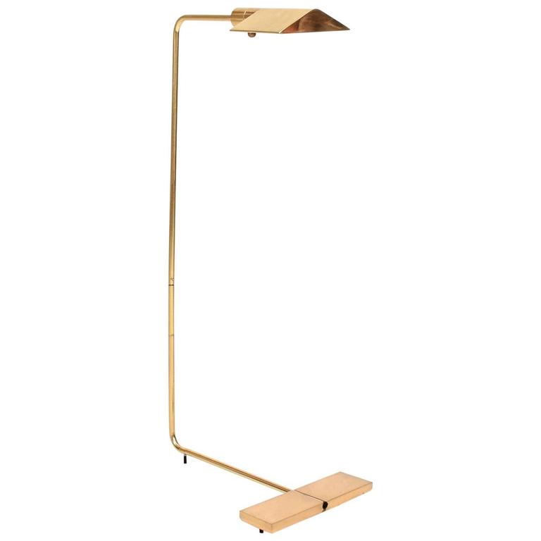 Polished Brass Cedric Hartman Reading Lamp at 1stDibs