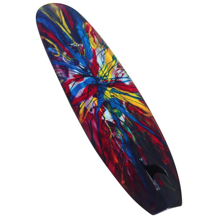 Bohemian Western California Acid Splash Bing Surfboard Fully Restored ...