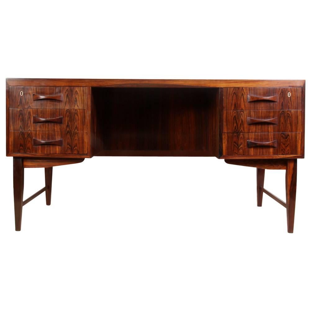 Mid-Century Rosewood Desk, circa 1960 at 1stDibs