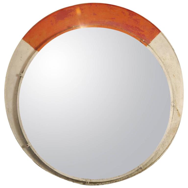 Huge Convex Railway Mirrors For Sale at 1stDibs