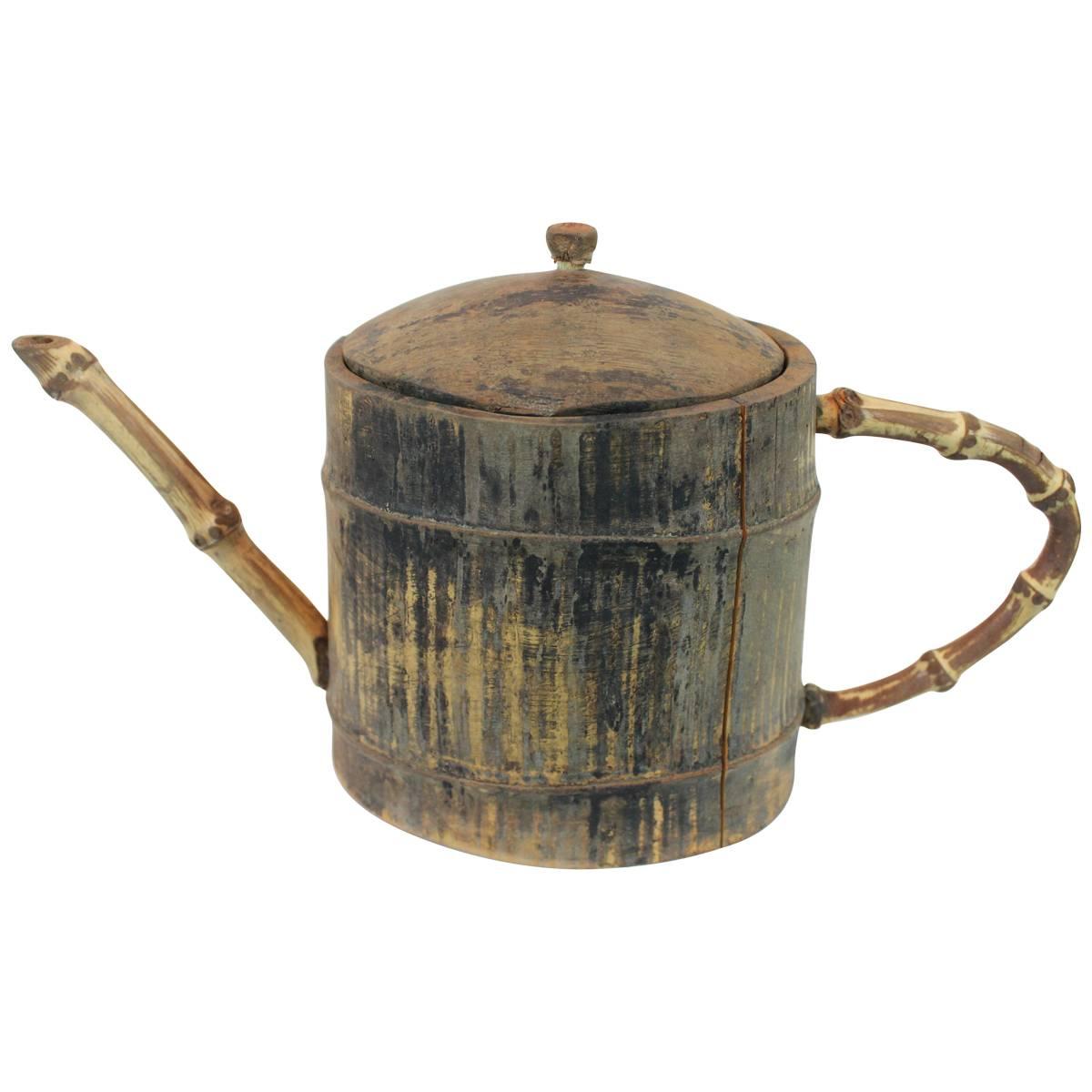 Japanese Bamboo Teapot For Sale at 1stDibs | bamboo teaware