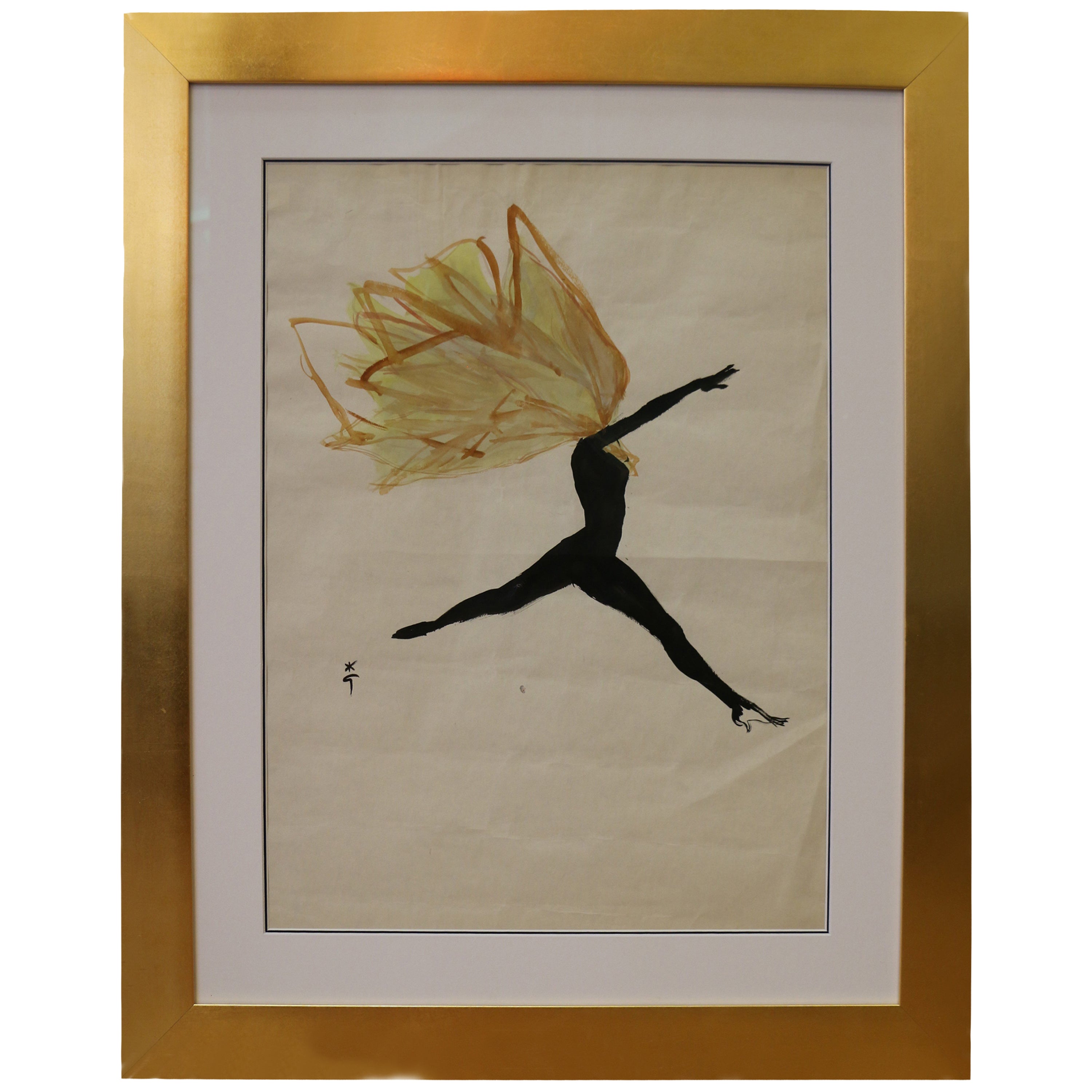 René Gruau, Sketch Bal du Moulin Rouge For Sale at 1stDibs