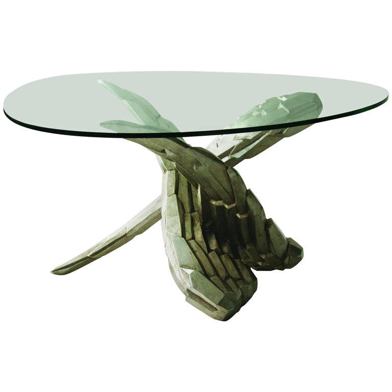 Wing carved table, designed by Nigel Coates For Sale at 1stDibs