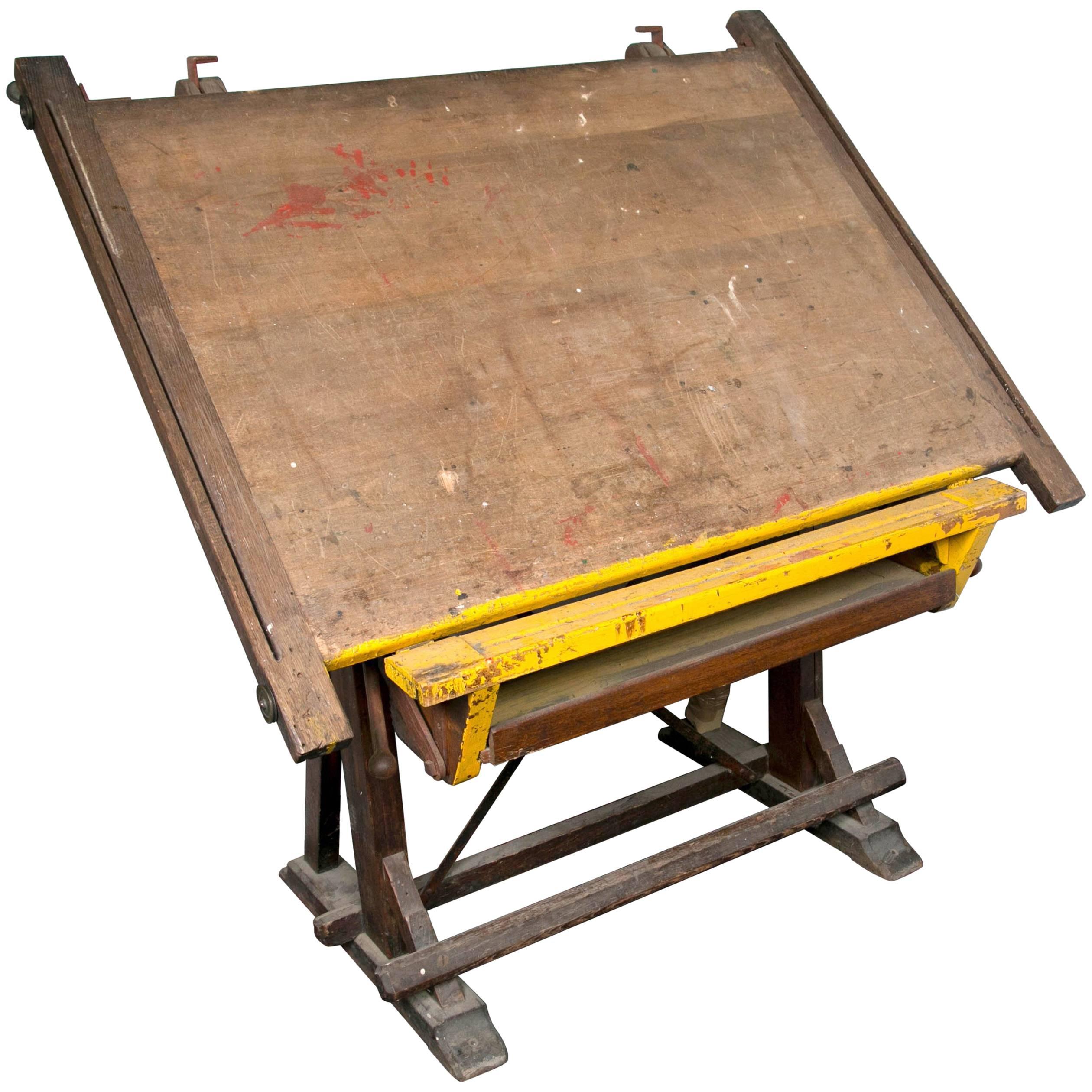 Antique Draftsman Table - For Sale on 1stDibs