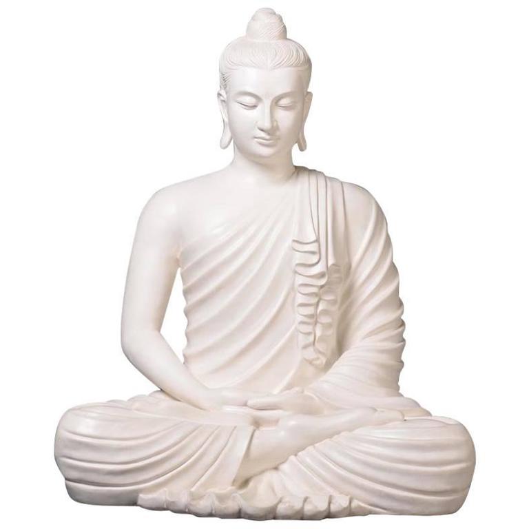 Buddha Statue, Life Human Size at 1stDibs