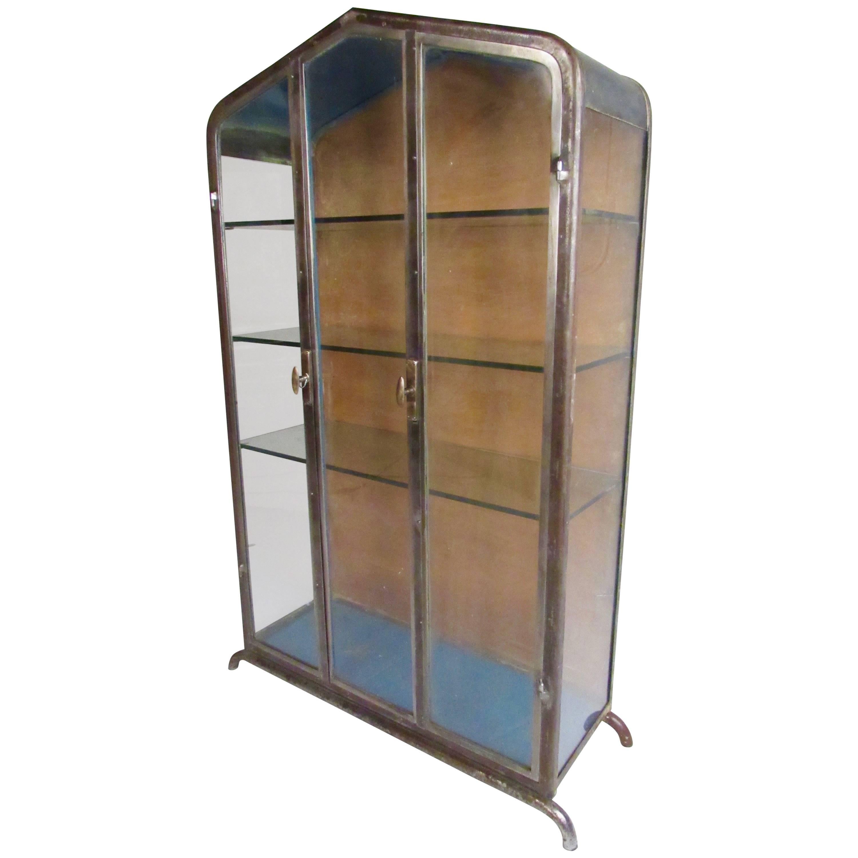 Industrial Metal Display Case For Sale at 1stDibs | industrial display case