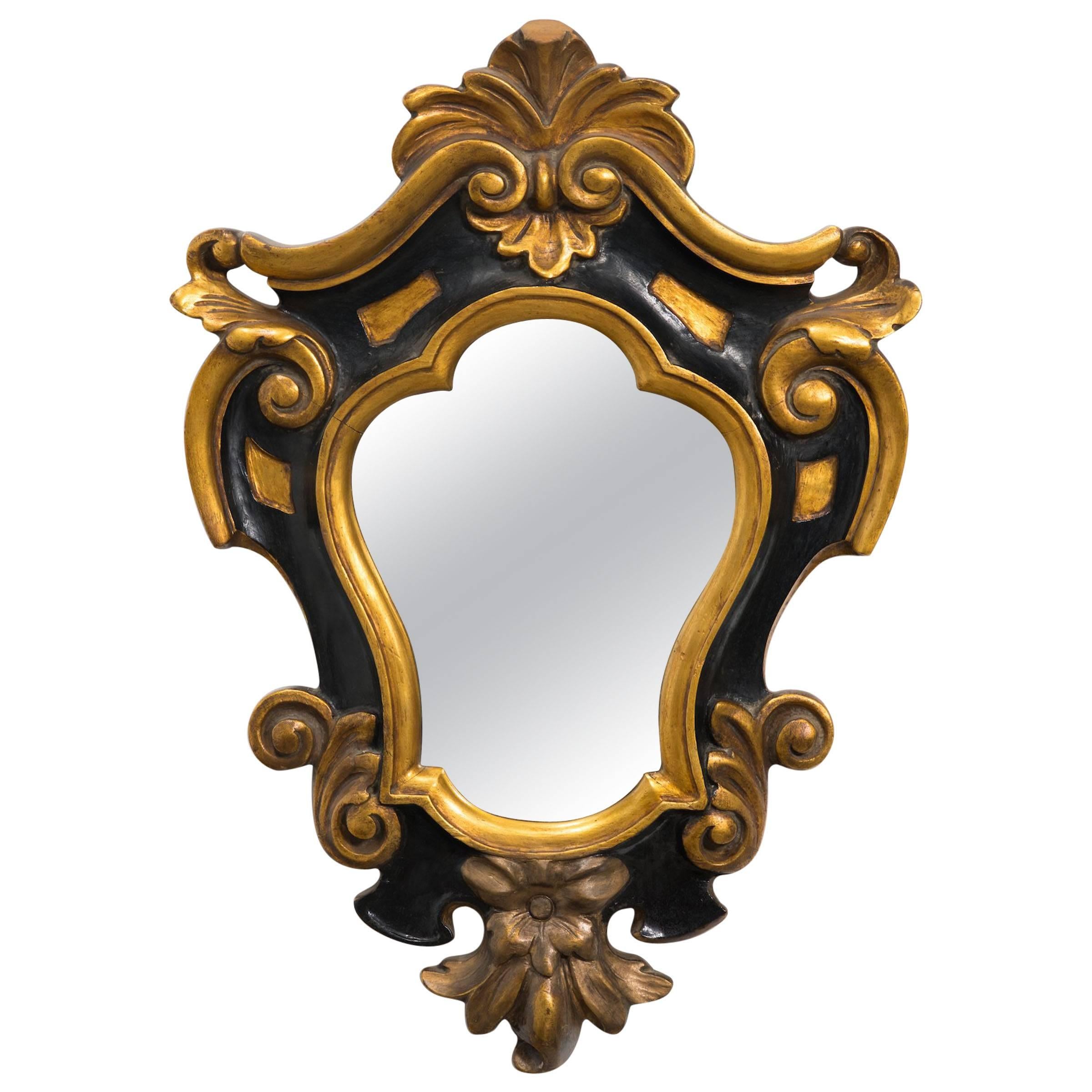 Antique French Baroque Rococo Style Pierce Carved Wood Large Gold ...