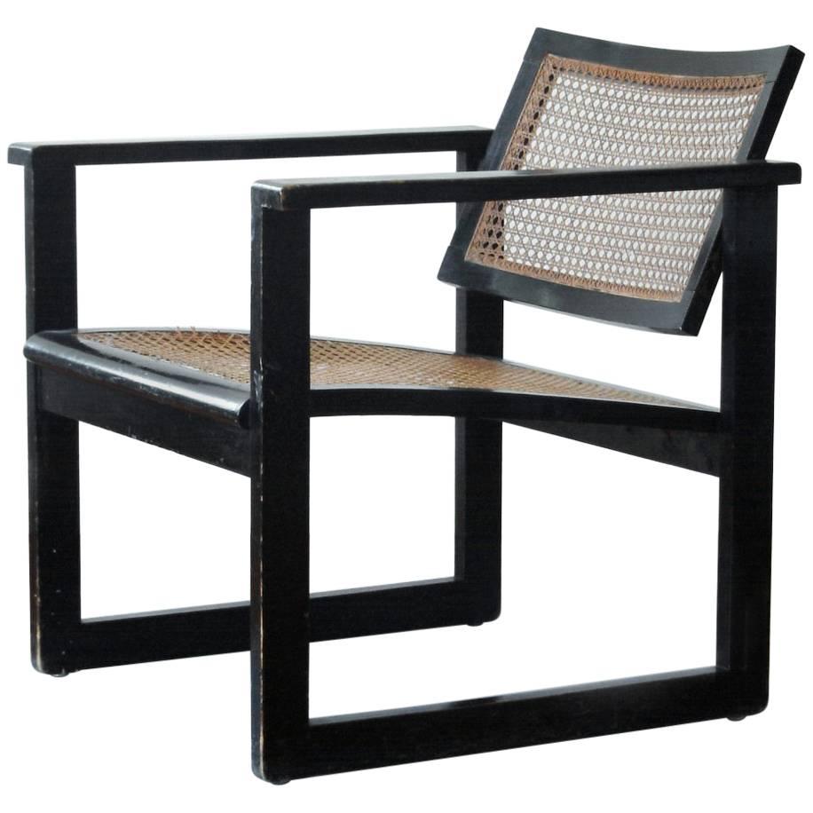 Bauhaus Wooden Armchair by Peter Keler, Manufactured by Albert Walde ...