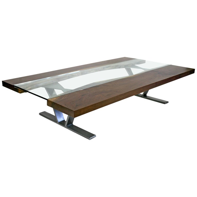 Sentient Colorado Coffee Table with Live Edge American Black Walnut ...