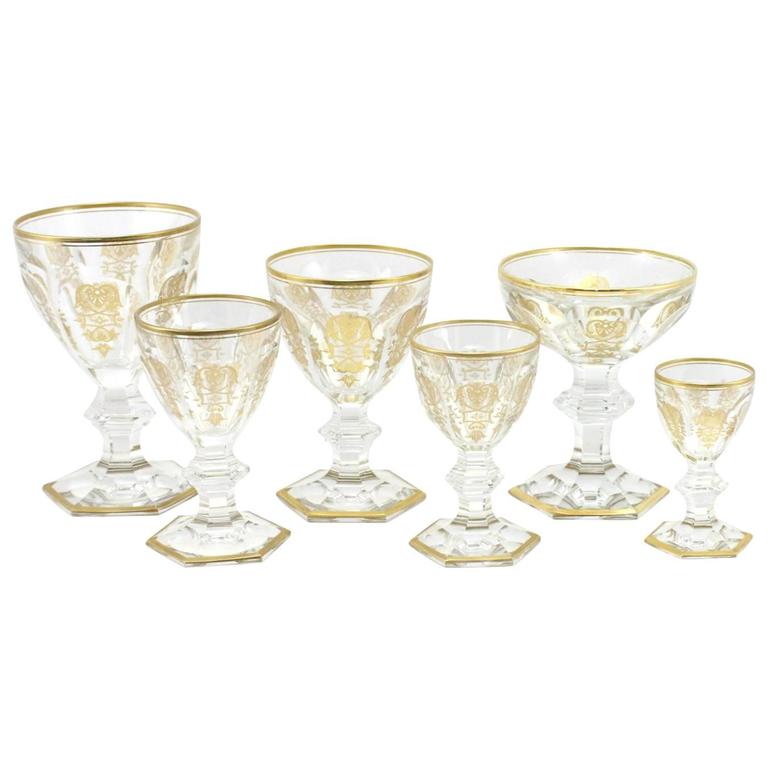 54-Piece Set of Baccarat Crystal in the Empire Pattern at 1stDibs ...