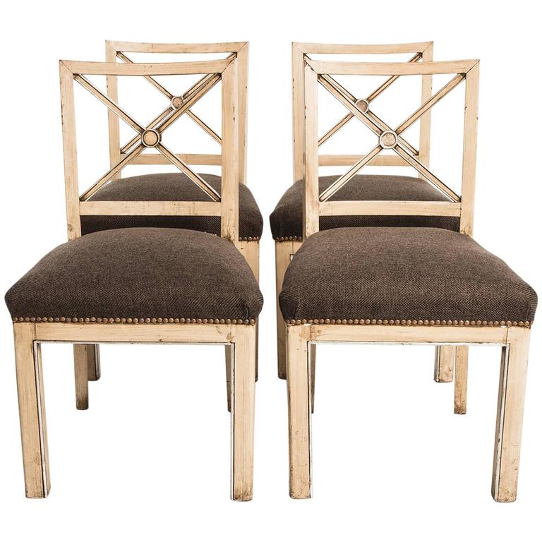 'x' Back Side Chairs For Sale at 1stDibs