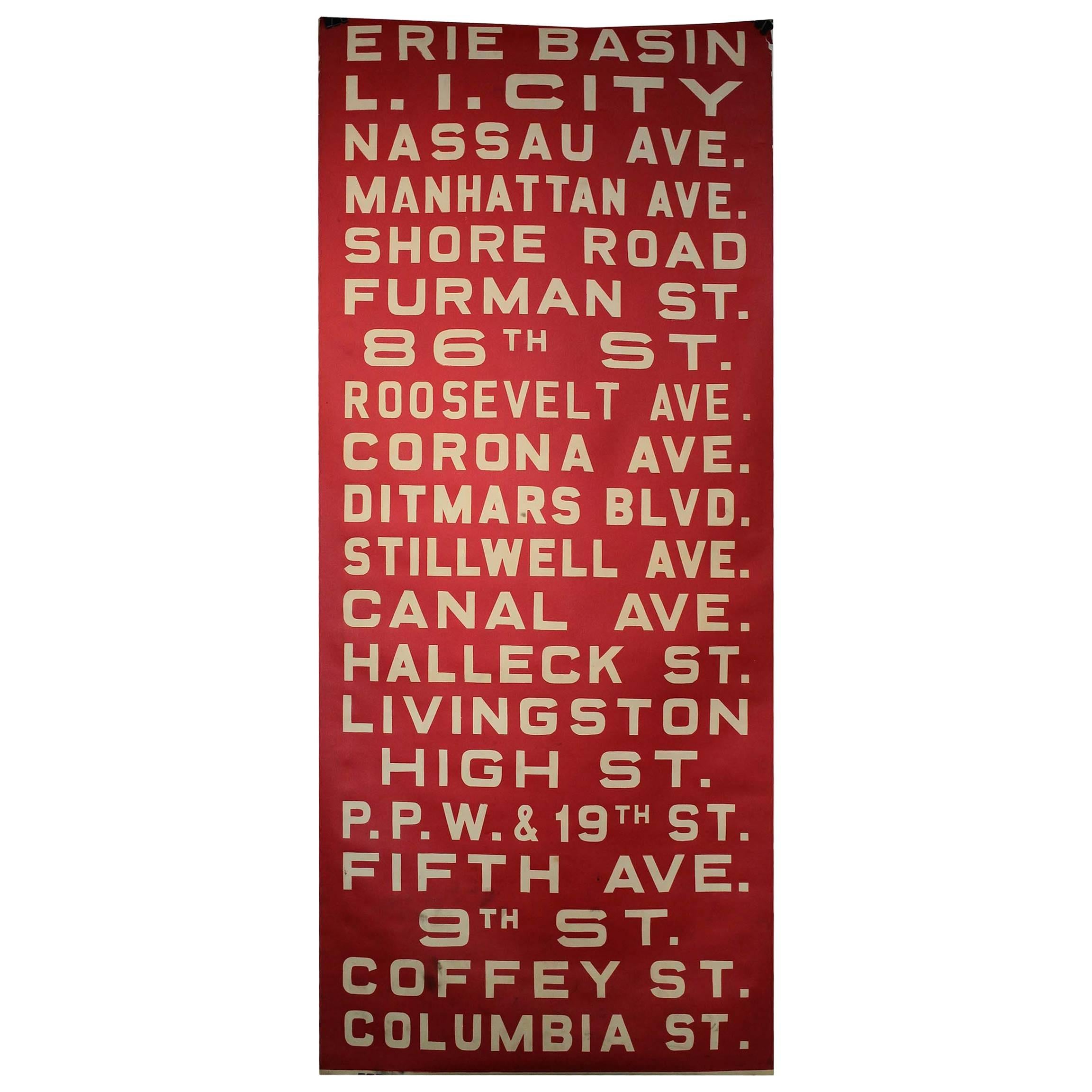 Authentic Bus Roll New York City at 1stDibs