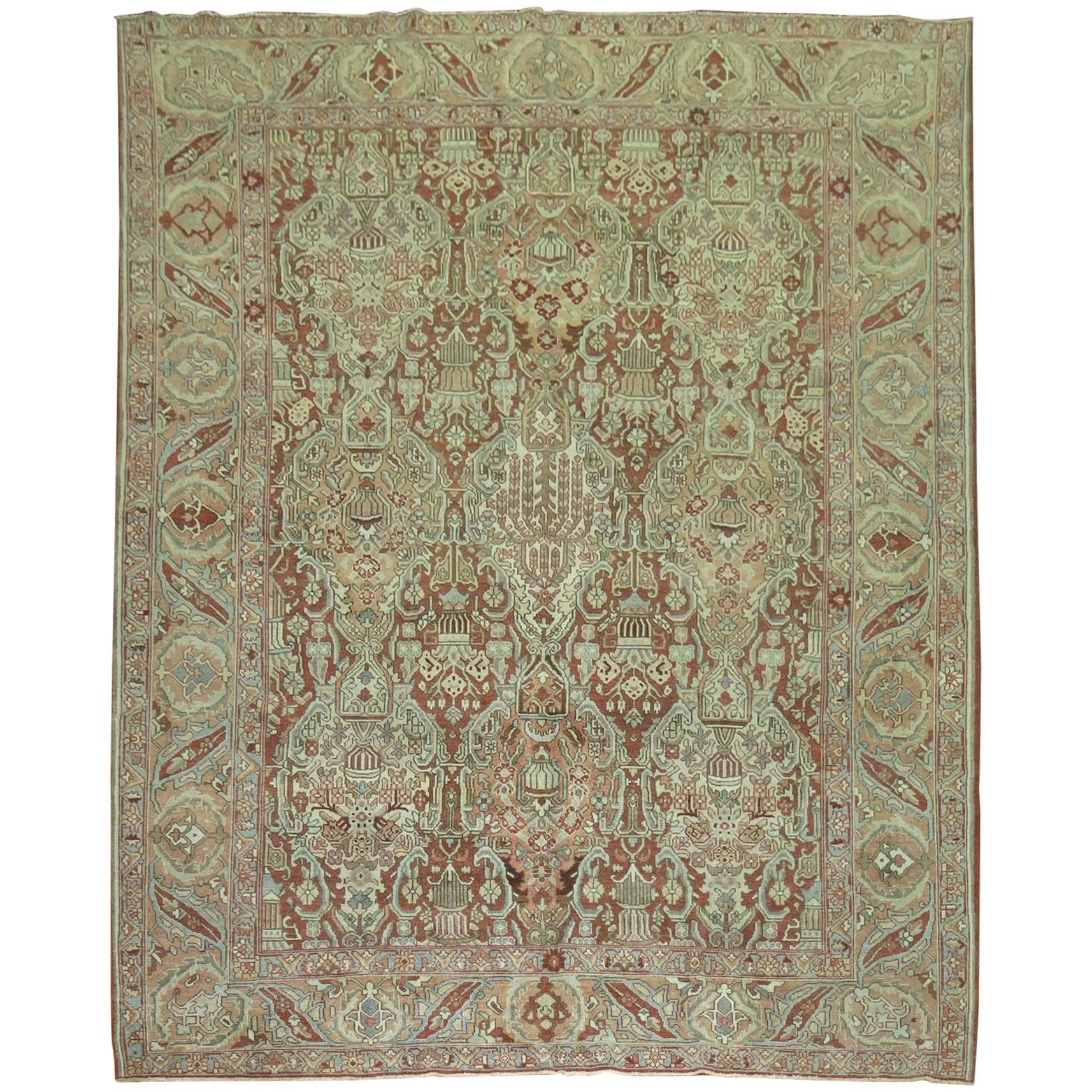 Vintage Persian Bakhtiari Rug with Rustic Modern Italian Style For Sale ...