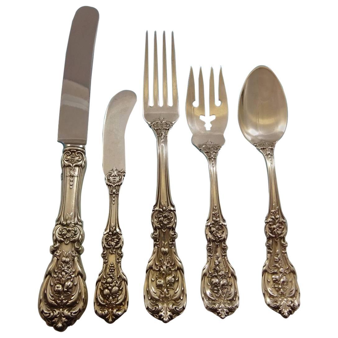 Francis 1st Sterling Silver Reed and Barton Flatware Service 52 Piece ...