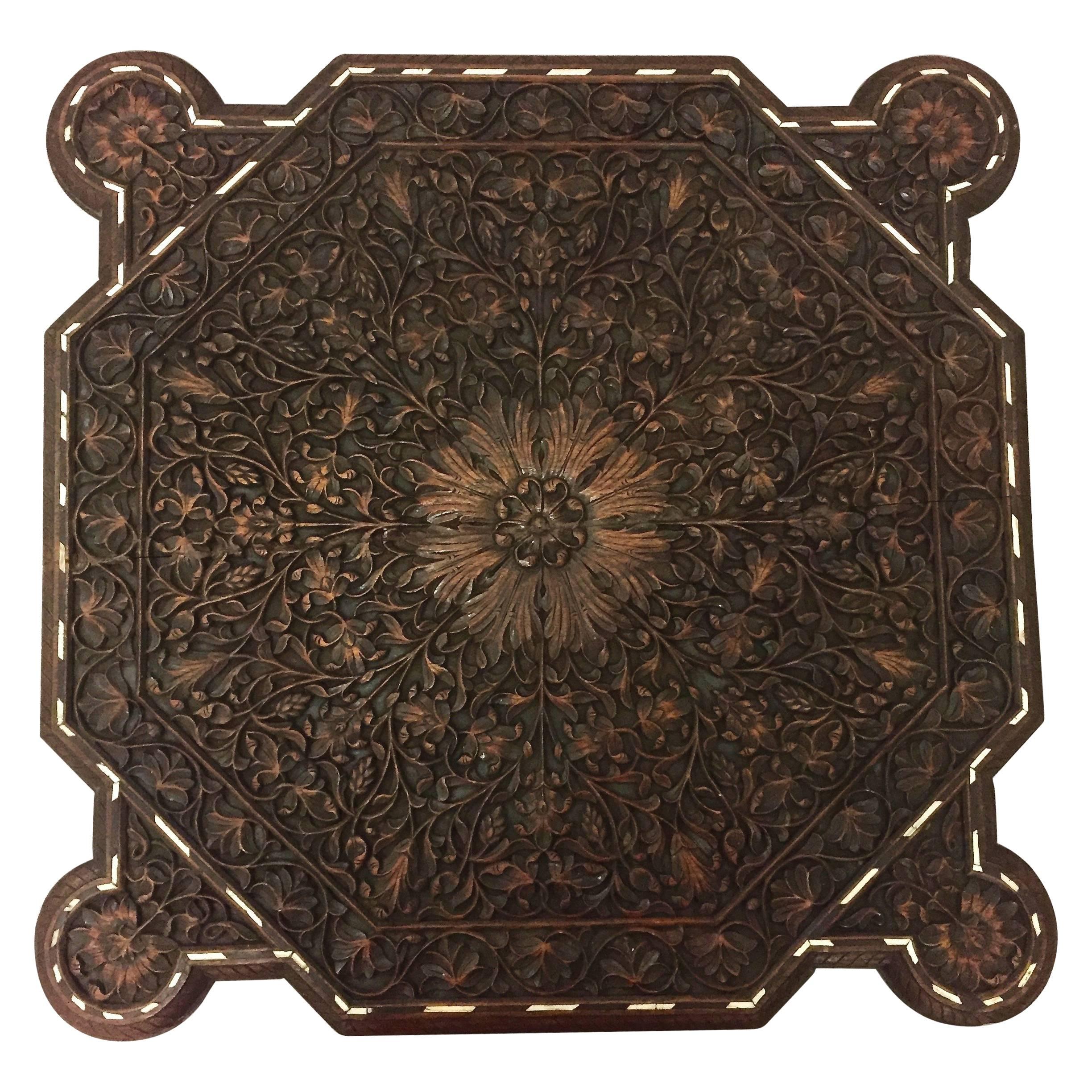 19th Century Indian Wood Table For Sale at 1stDibs