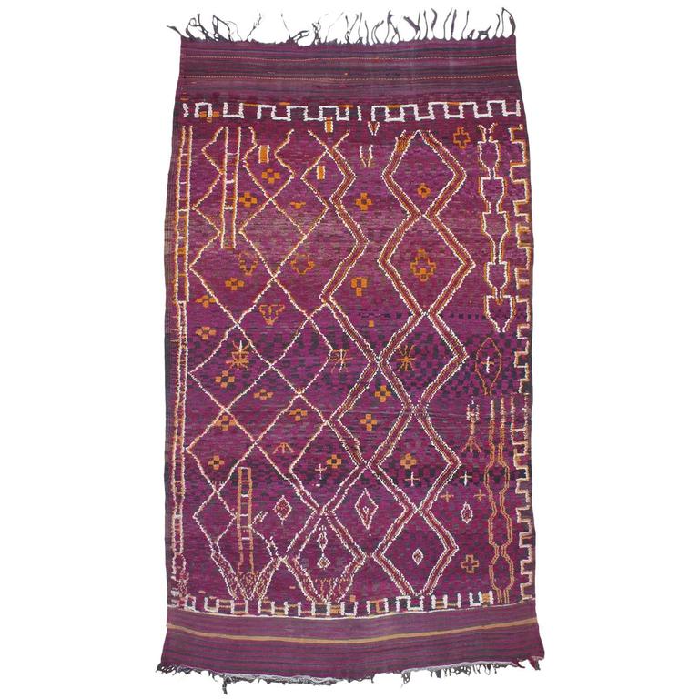 Beni Bou Yahi Berber Moroccan Carpet at 1stDibs | beni bouyahi