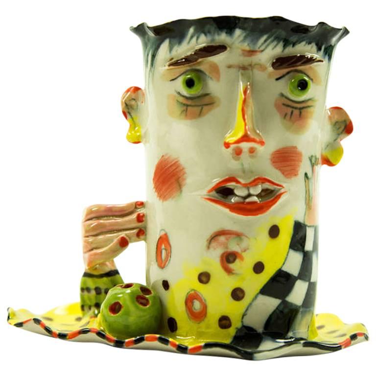 Rare Figural Porcelain Cup by Irina Zaytceva at 1stDibs