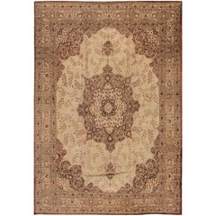 Antique Tabriz Rug For Sale at 1stDibs
