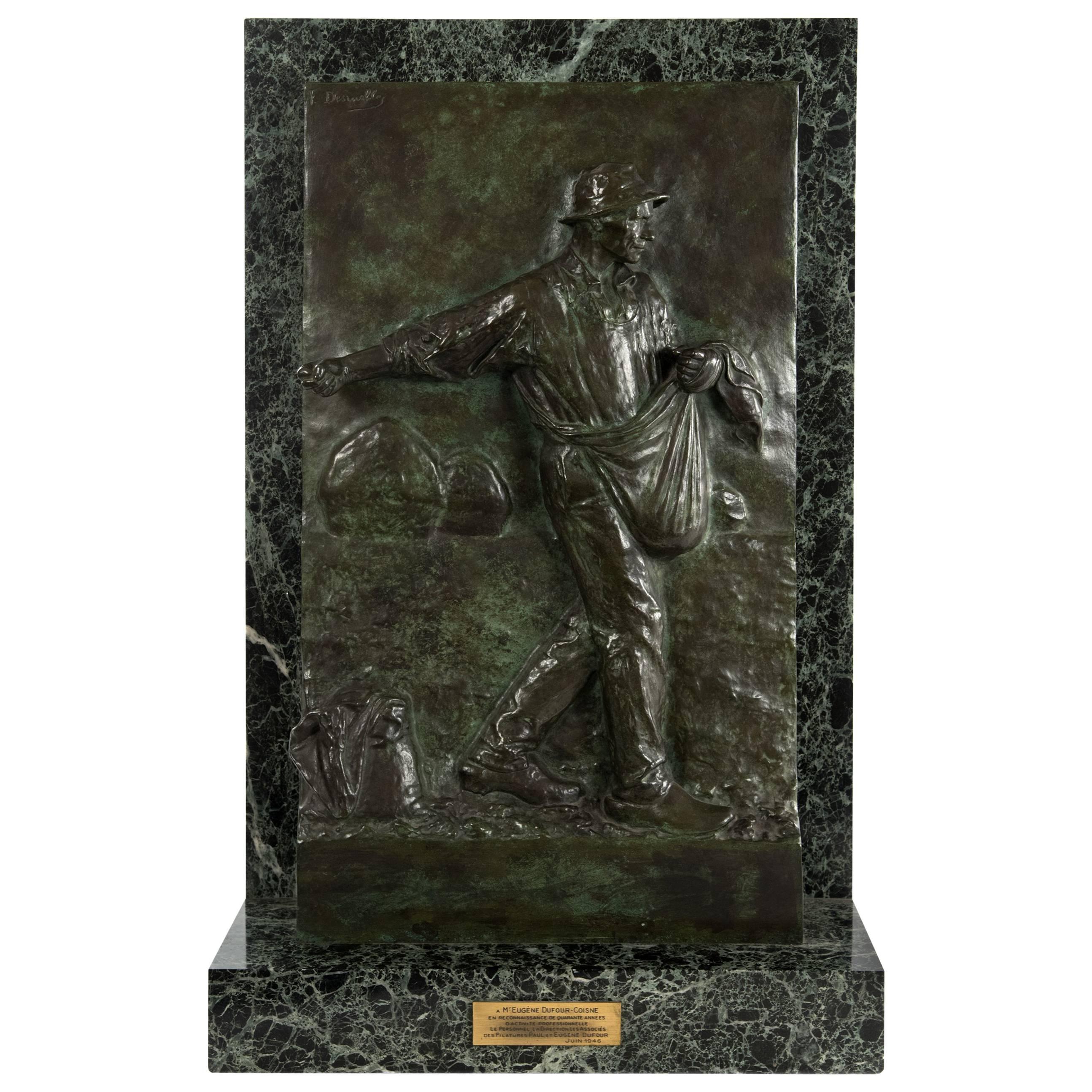 Authentic French Bronze Sculpture of “Le Semeur” by Emile Picault at ...