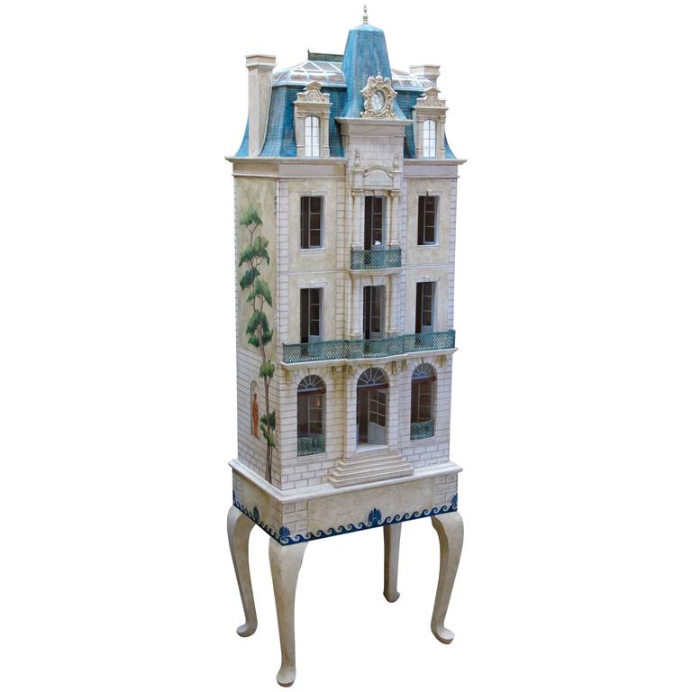 Rare and Masterfully Crafted Hand-Painted Doll House by Eric and Carole ...