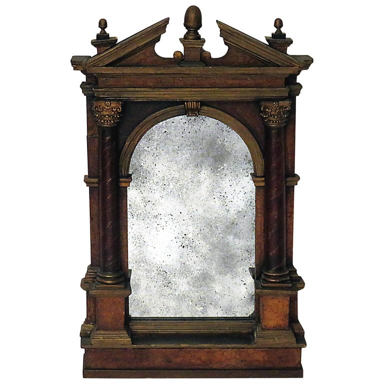 Mannerist Italian Wood Tabernacle Mirror from the Collection of David ...