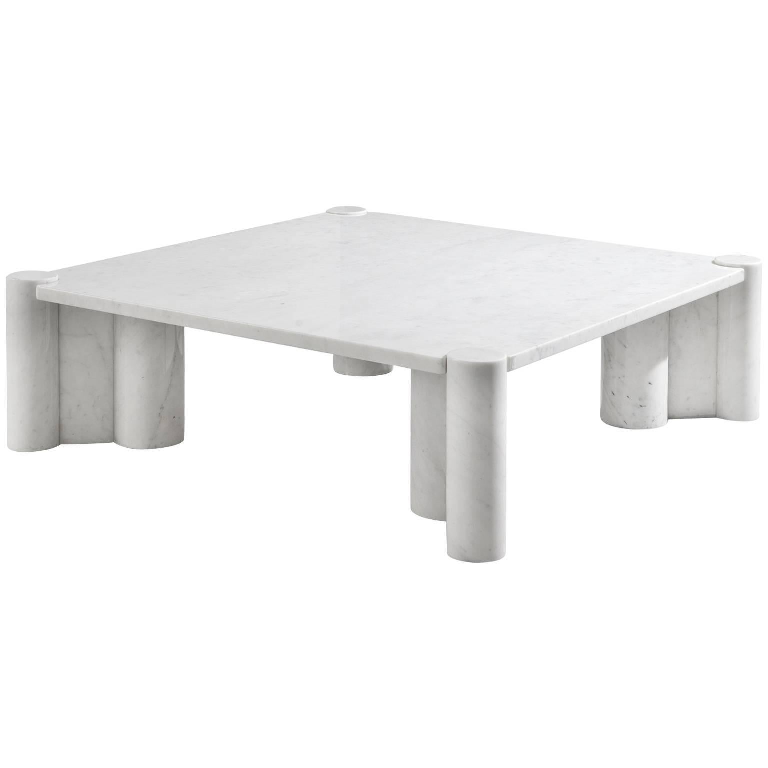 Coffee-Table Jumbo in Carrara Marble by Gae Aulenti for Knoll For Sale ...