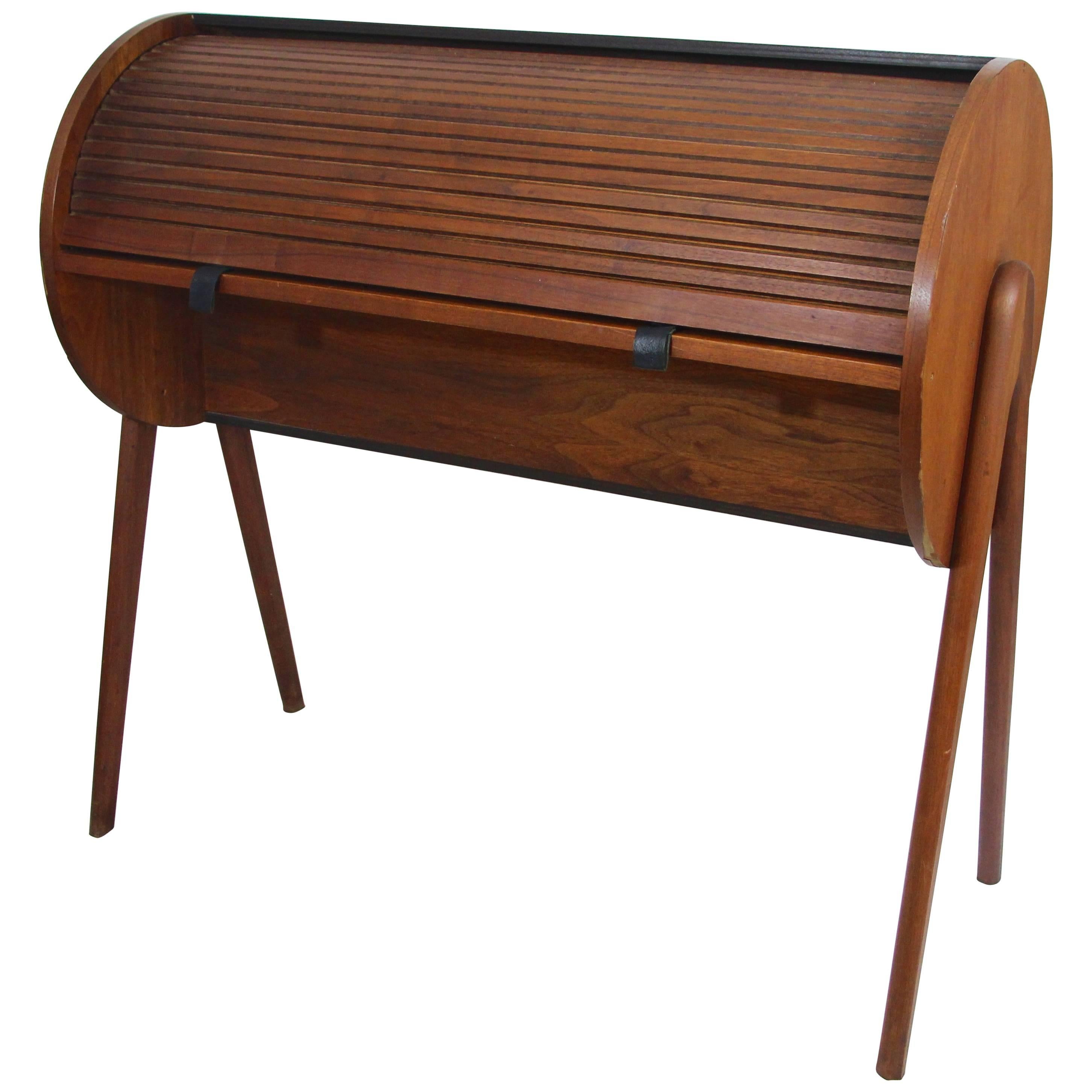 Mid-Century Modern Rolltop Desk at 1stDibs