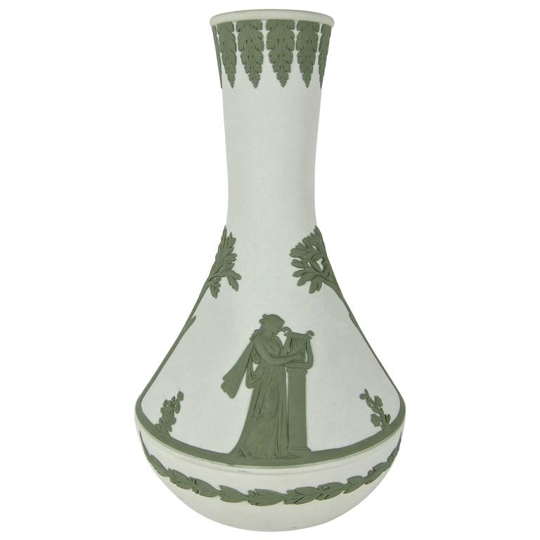 Vintage Wedgwood Parnassus Jasper Ware Vase at 1stDibs