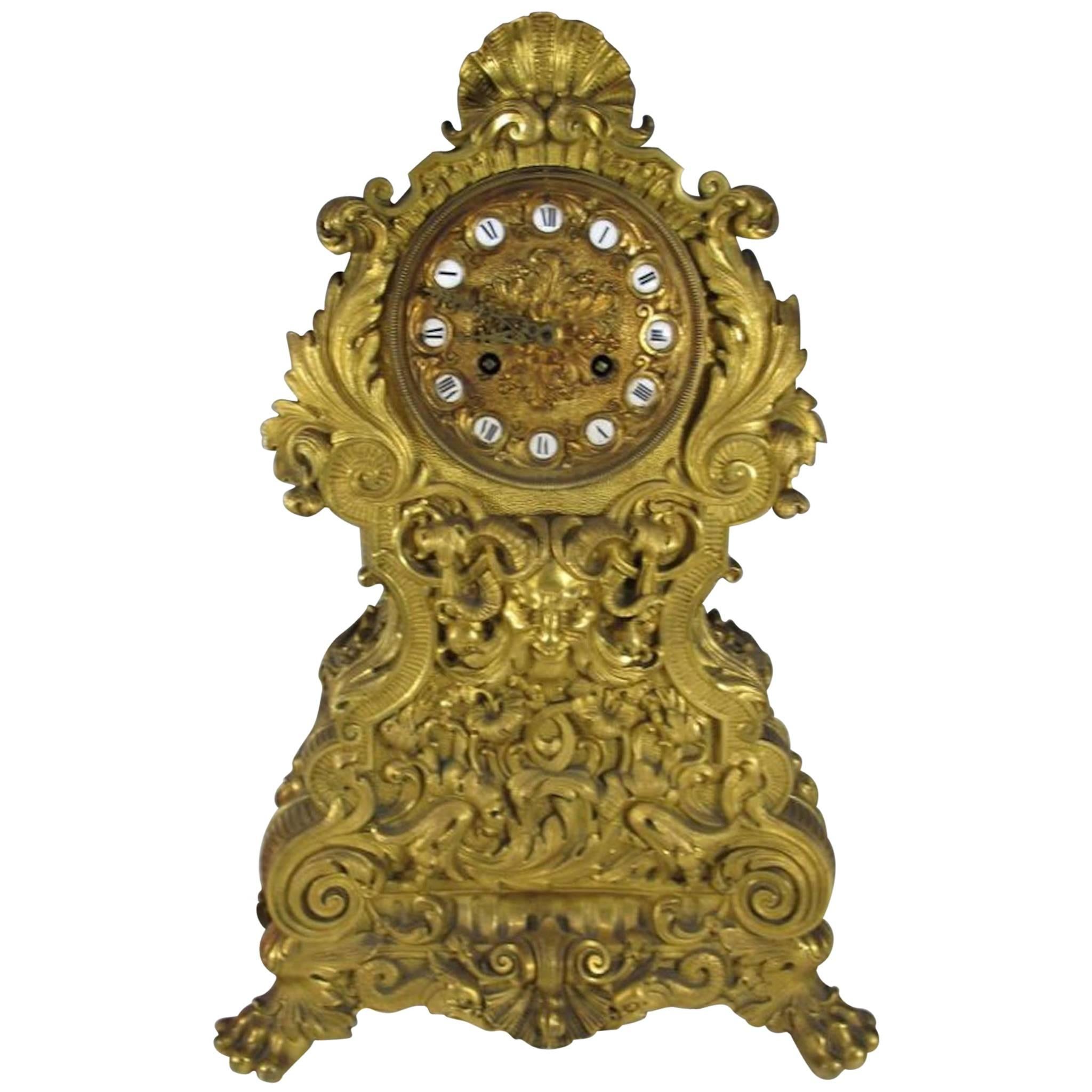19th Century French Boulle Bracket Clock For Sale at 1stDibs