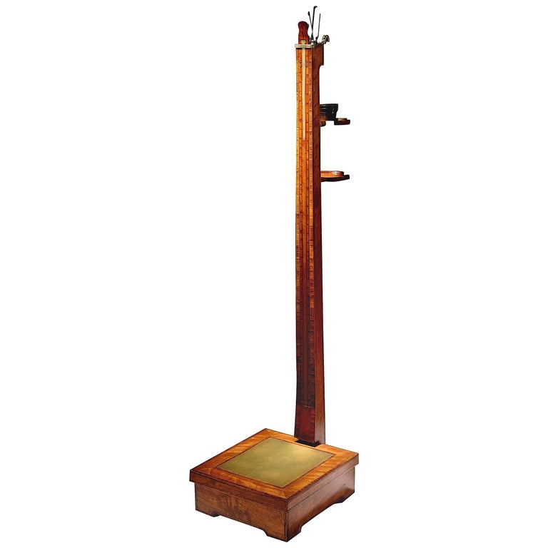 Thomas Weeks Satinwood Regency Period Personal Mechanical Weighing ...