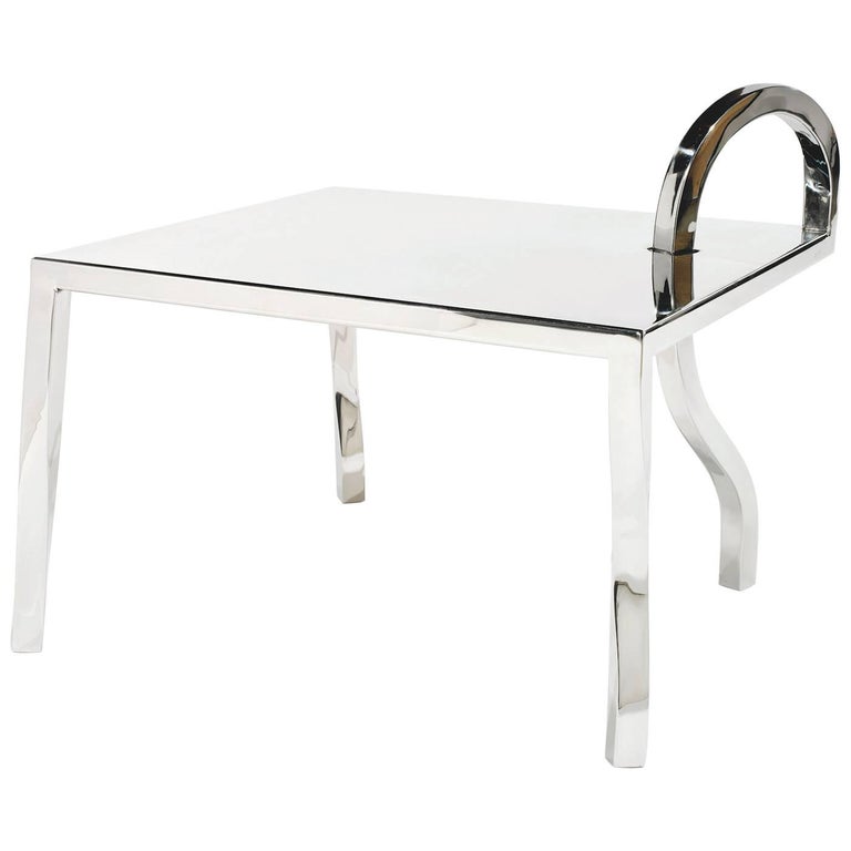 Square Side Table Anomalie Collection by Giovanni Minelli, Italy For ...