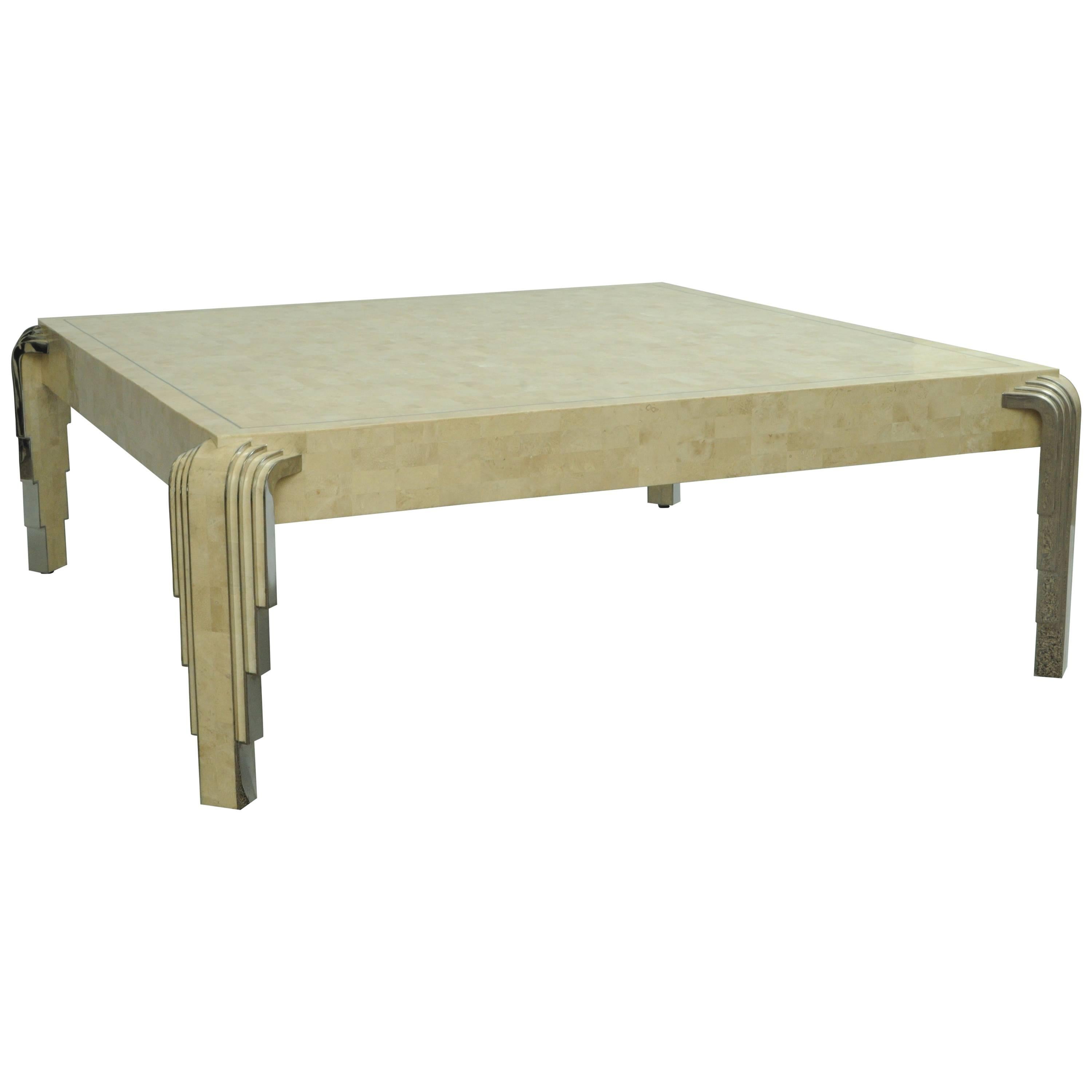 Enrique Garcel Faux Tortoise Shell Tessellated Horn Ming Style Coffee ...