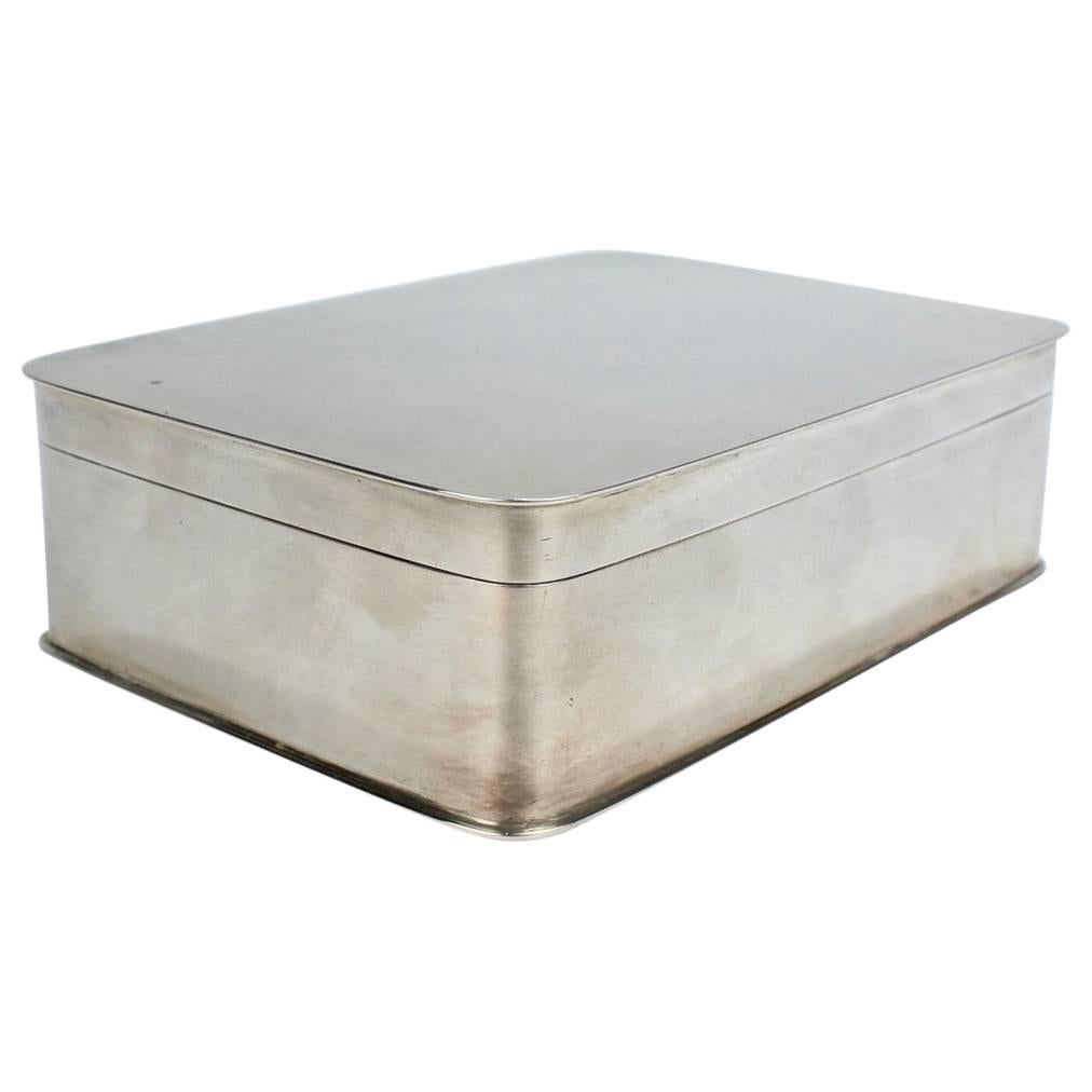 Art Deco German 800 Silver Dresser Box by Körner and Proll Silversmiths ...