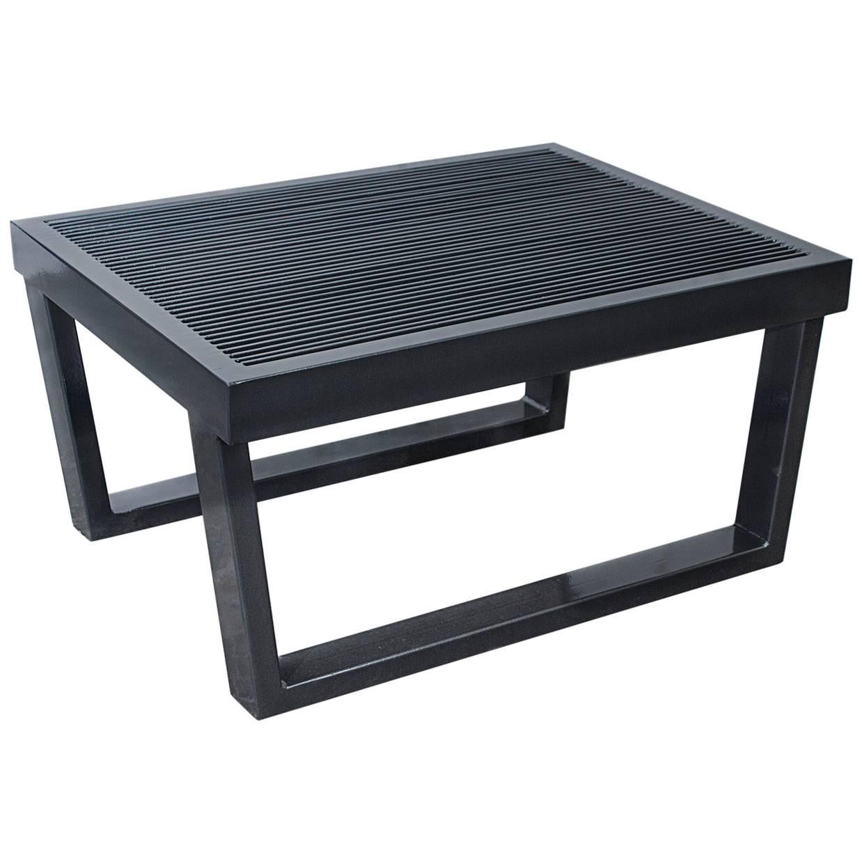 Industrial Black Steel Side Table, Rehab Vintage Interiors Original at ...