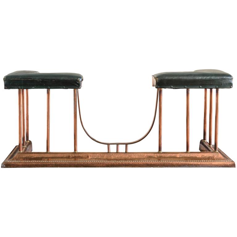 Late Victorian Copper Club Fender at 1stDibs