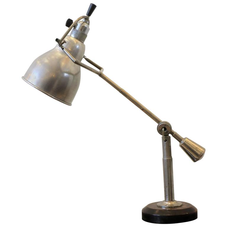 Iconic Modernist Table Lamp by É-W Buquet, France, Art Deco, 1930s at ...