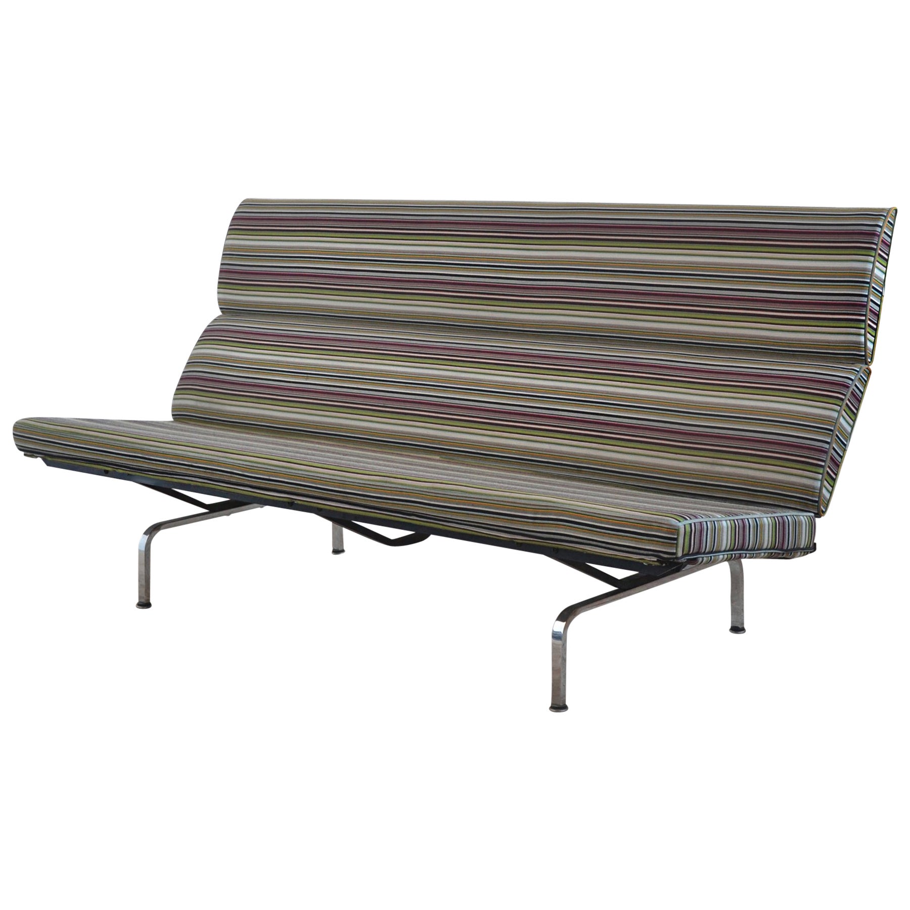 Early Eames Sofa Compact by Herman Miller at 1stDibs