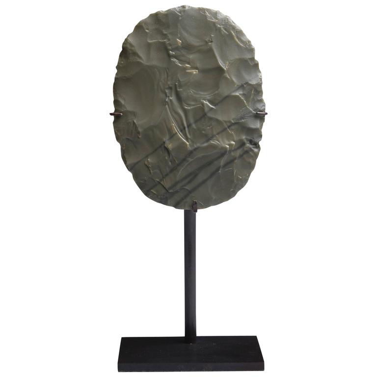 Neolithic Niger Green Jasper Disc, 7000 Years before Present For Sale ...