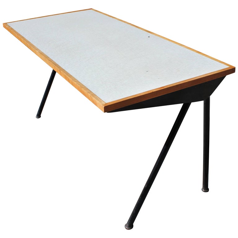 Jean Prouvé Compass Desk For Sale at 1stDibs