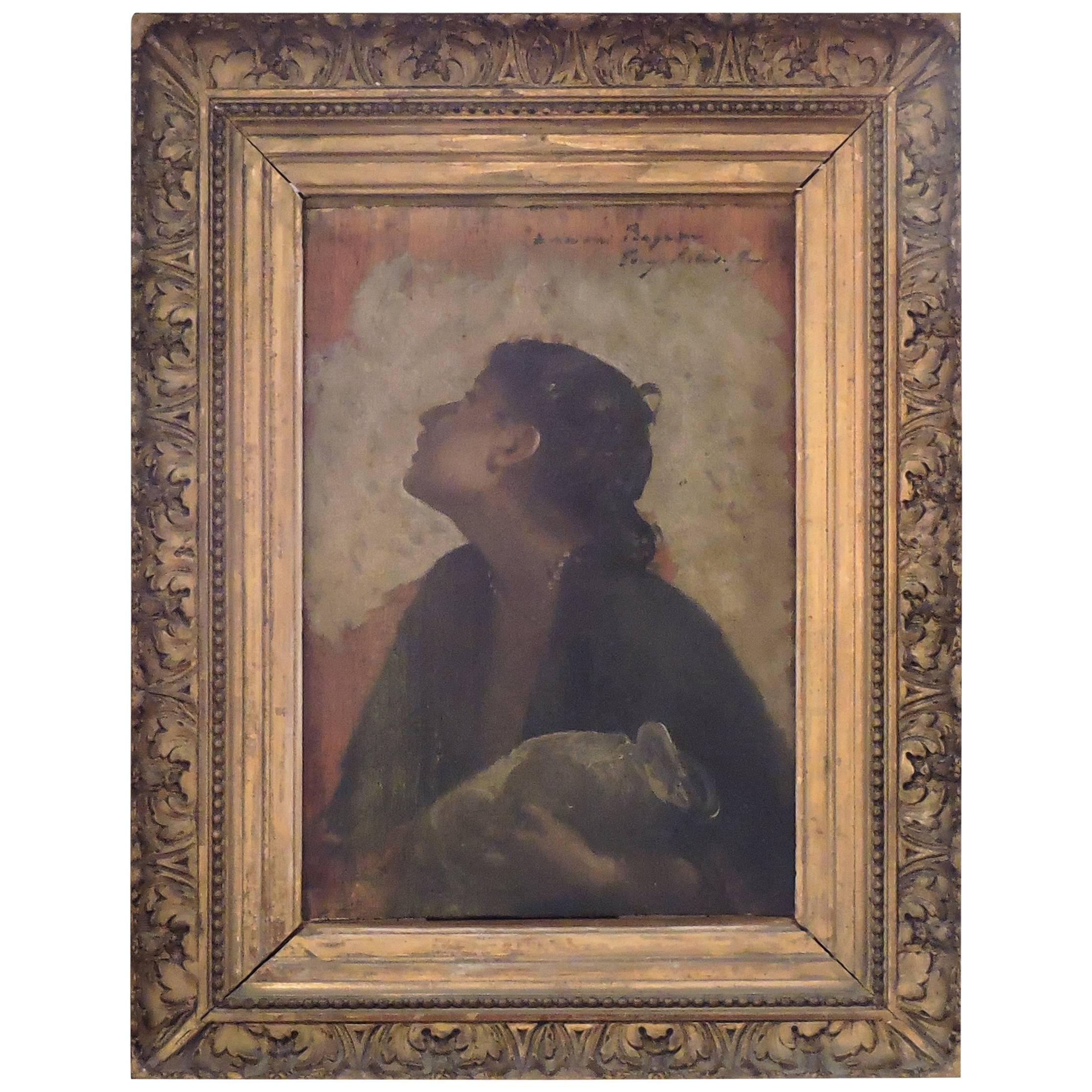 19th Century Oil Painting on Wood Panel by Tony Robert Fleury at ...