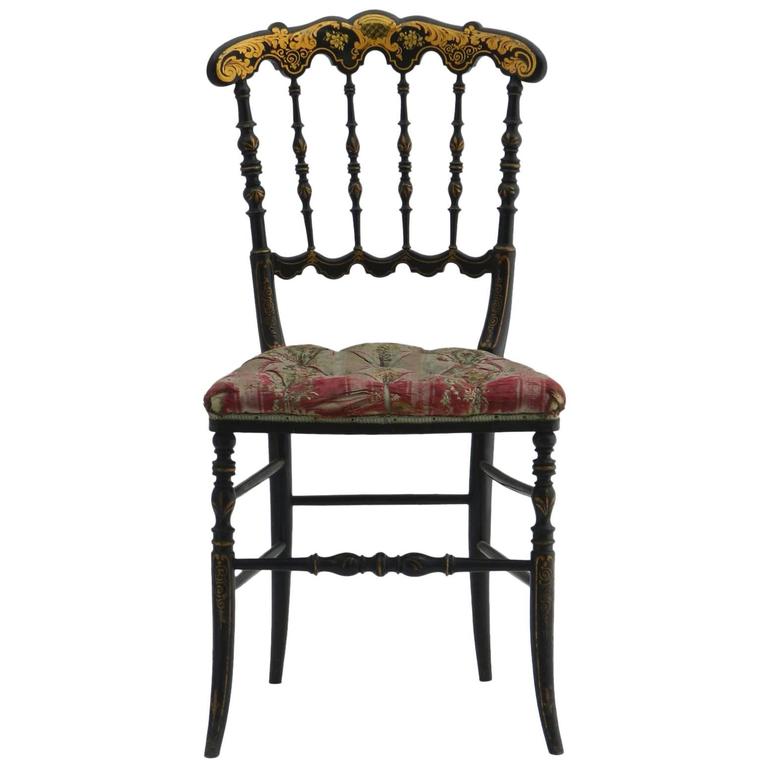 French Napoleon III Chair Chinoiserie Chiavari at 1stDibs